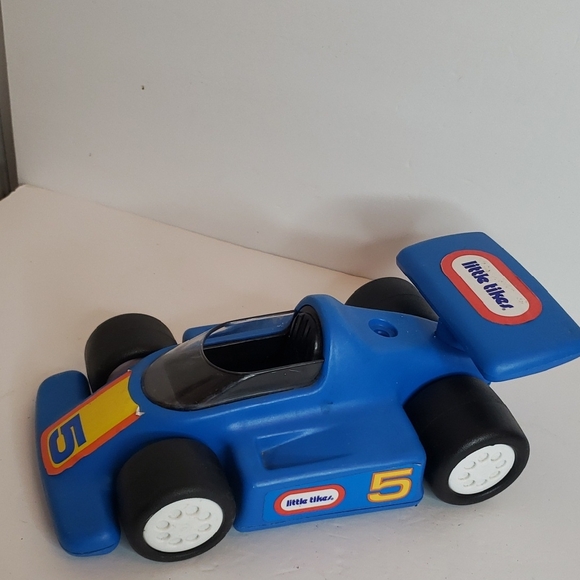 Little Tikes | Toys | Lilttle Tikes Vintage 99s Blue Racing Car Toy 5 ...